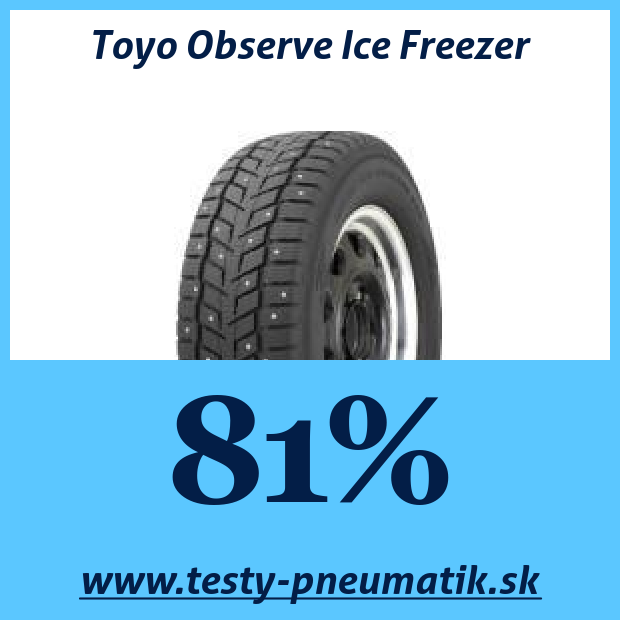 Toyo Observe Ice Freezer: 91 %, 1 recenzia, od 238,19 € | Testy ...